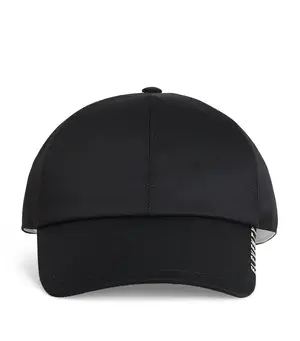 Eleventy Embroidered Logo Baseball Cap - Black