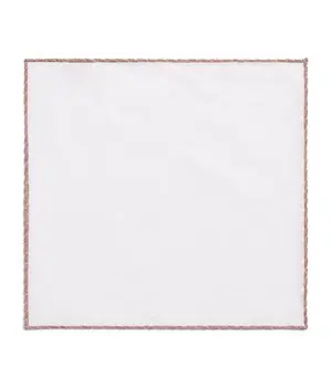 Eleventy Cotton-wool Pocket Square - Ivory
