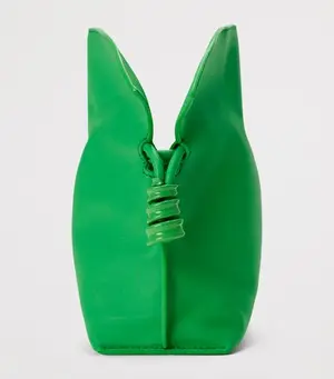 Loewe Mini Leather Flamenco Clutch - Green