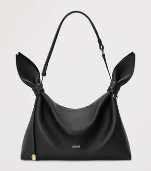 Loewe Medium Scarf Shoulder Bag - Black