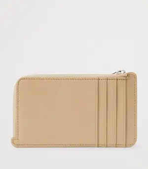 Loewe Leather Knot Card Holder - Beige