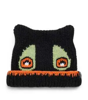 Loewe X Louis Wain Cats Beanie - Black