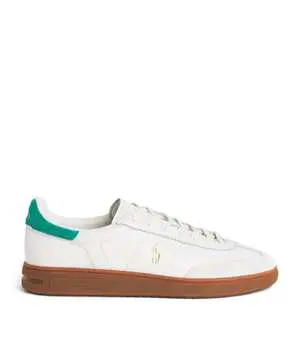 Polo Ralph Lauren Leather Bedford Sneakers - White