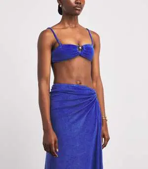 Christopher Esber Towelling Orbit Bikini Top