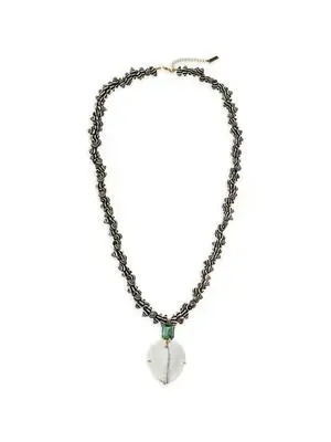 JENNIFER BEHR Enid Shell Pendant Necklace - Gold
