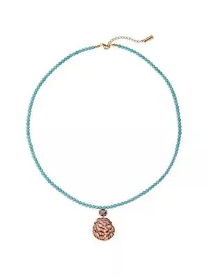 JENNIFER BEHR Deidre Shell-pendant Necklace - Gold