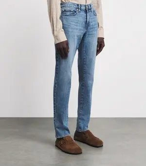 FRAME L'homme Slim Jeans In Medium Wash - Blue