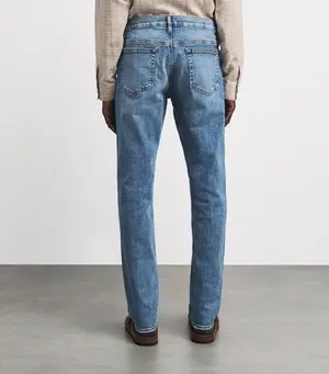 FRAME L'homme Slim Jeans In Medium Wash - Blue