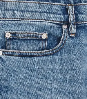 FRAME L'homme Slim Jeans In Medium Wash - Blue