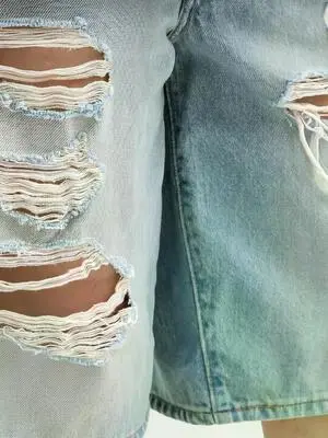 LEVI'S Ripped Effect Shorts