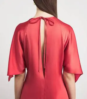 Stella McCartney Satin Maxi Dress