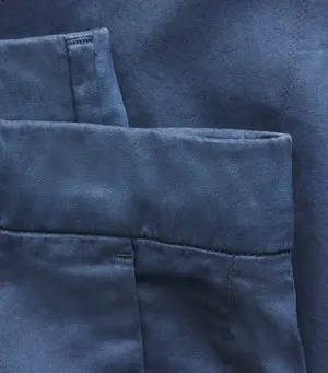 Eleventy Cotton-silk-blend Chinos