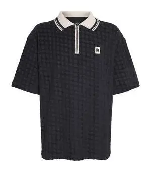 Amiri Ma Quad Zip-up Polo Shirt