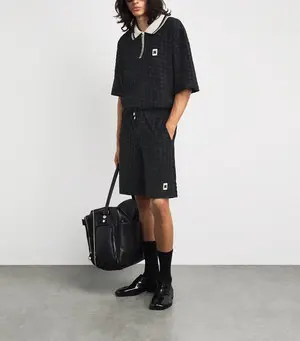 Amiri Ma Quad Zip-up Polo Shirt