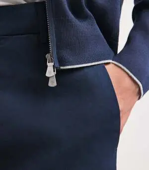 Eleventy Merino Wool Double-zip Cardigan
