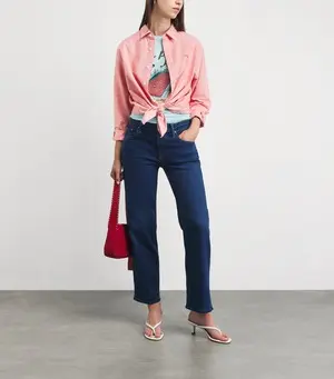 MOTHER The Bestie Cotton Shirt