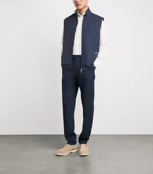 Eleventy Stretch-cotton Chinos