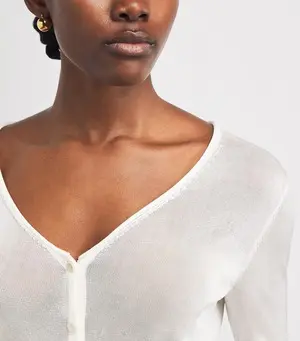 Theory Sheer V-neck Cardigan