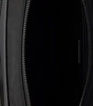 Prada Re-nylon And Saffiano Leather-trim Cross-body Bag - Black