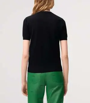 Loewe Wool-blend Anagram Embroidered Top