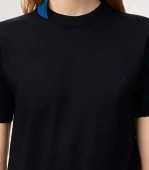 Loewe Wool-blend Anagram Embroidered Top