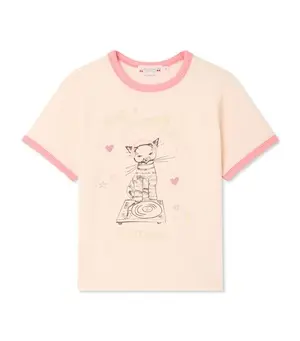 Bonpoint Cat Print T-shirt