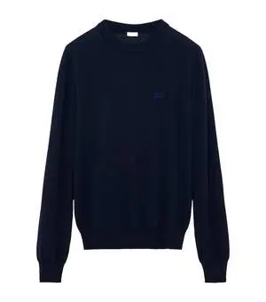 Loewe Stretch Wool Crewneck Sweater