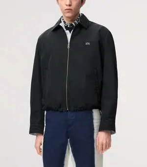 Loewe Canvas Zip-up Jacket - Black