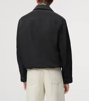 Loewe Canvas Zip-up Jacket - Black