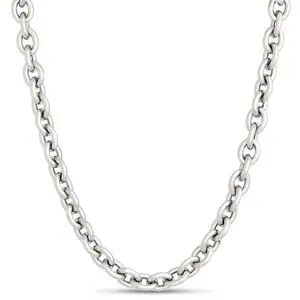 Toscano Sterling Silver Forzantina Link Necklace - Ss