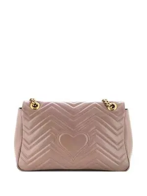 Gucci Gg Marmont Matelassé Leather Medium Shoulder Bag - Neutrals