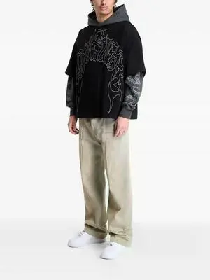 PLEASURES Dragon Layered Hoodie