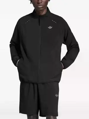 Adidas Tech Trefoil Essentials Track Sweatshirt - Black