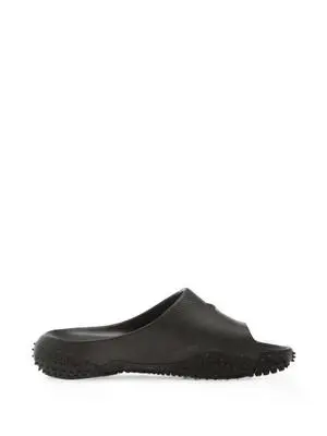 PUMA Mostro Debossed-logo Slides - Black