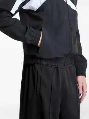 REEBOK Logo Embroidered Panelled Track Jacket