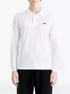Lacoste Logo-patch Long-sleeve Polo Shirt