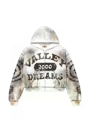 VALE FOREVER Spiral Zip-up Hoodie
