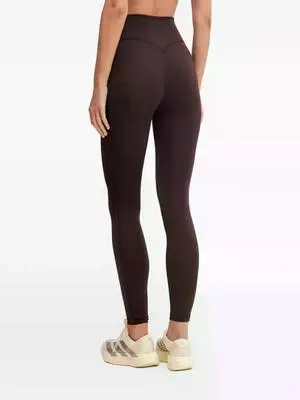 Adidas Logo Leggings - Brown