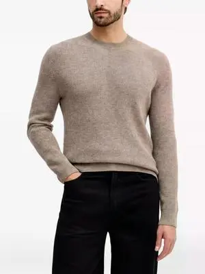 Sisley Ribbed-knit Crew-neck Sweater