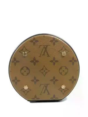 LOUIS VUITTON Cannes Monogram Reverse Canvas Bucket Bag - Brown