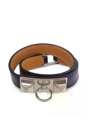 Hermès Rivale Double Tour Bracelet - Silver