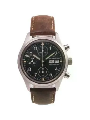 IWC SCHAFFHAUSEN Pilot's Chronograph 39mm Watch - Black