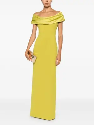 Solace London Adele Maxi Dress - Yellow