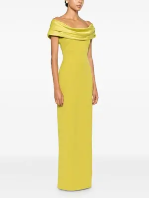 Solace London Adele Maxi Dress - Yellow