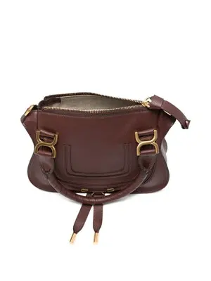 Chloé Marcie Small Leather Handbag - Brown