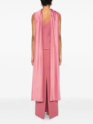 Solace London Annie Maxi Dress With Cape Effect