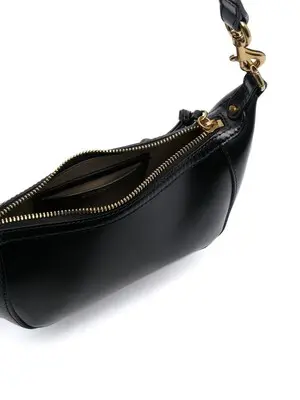 Isabel Marant Étoile Oskan Moon Studded Shoulder Bag - Black