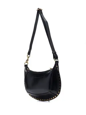 Isabel Marant Étoile Oskan Moon Studded Shoulder Bag - Black