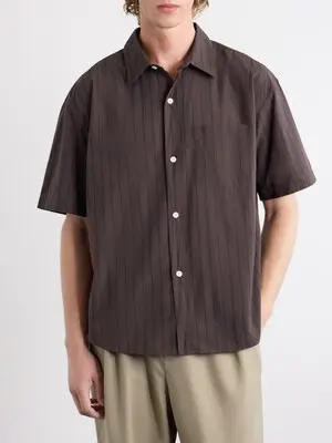 MFPEN New Input Striped Cotton-poplin Shirt