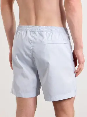 Sunspel Fine Striped Straight-leg Swim Shorts